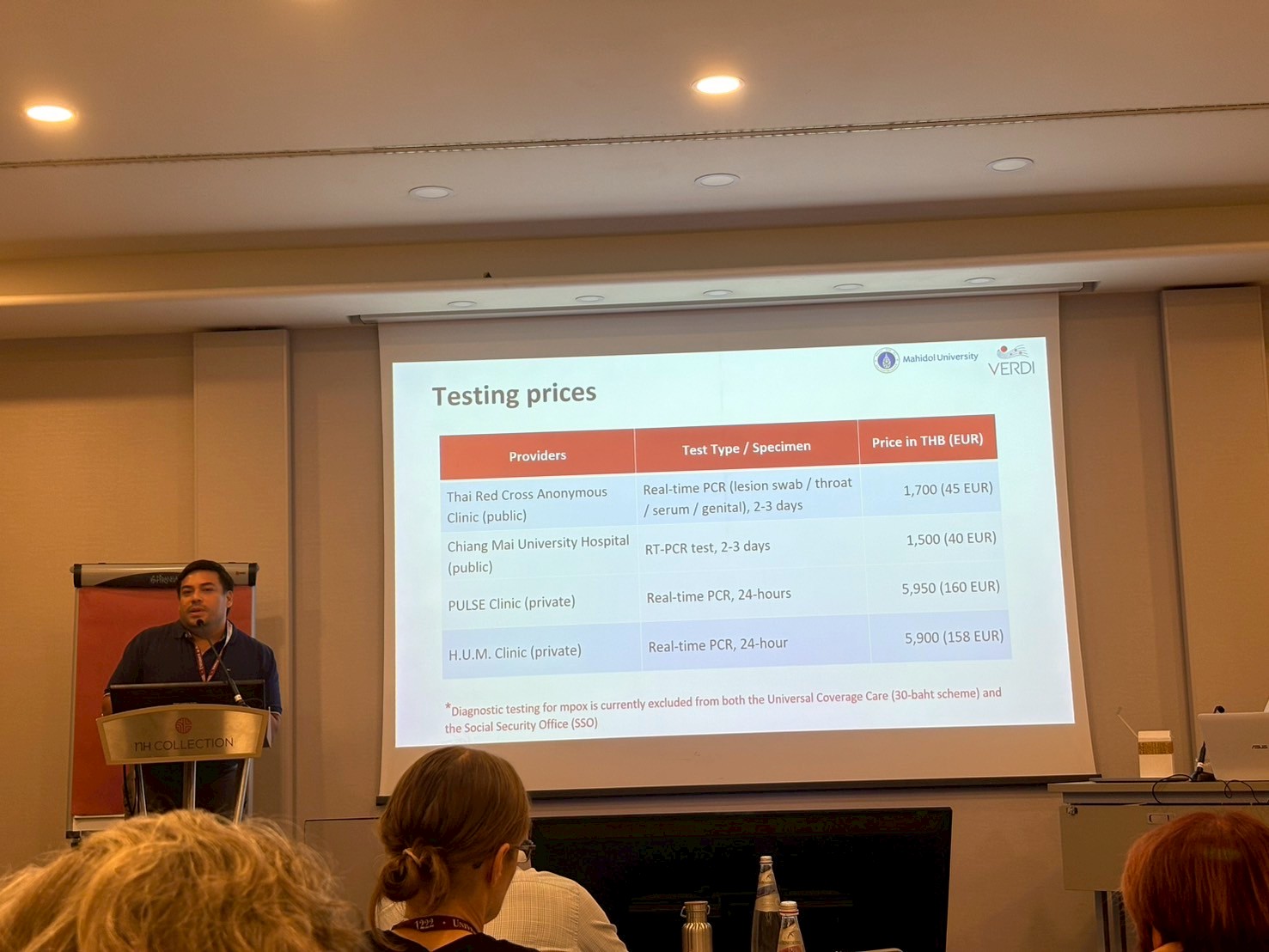 VERDI 5th GA Meeting, Rome, Italy – Mahidol Center for Health, Behavior ...